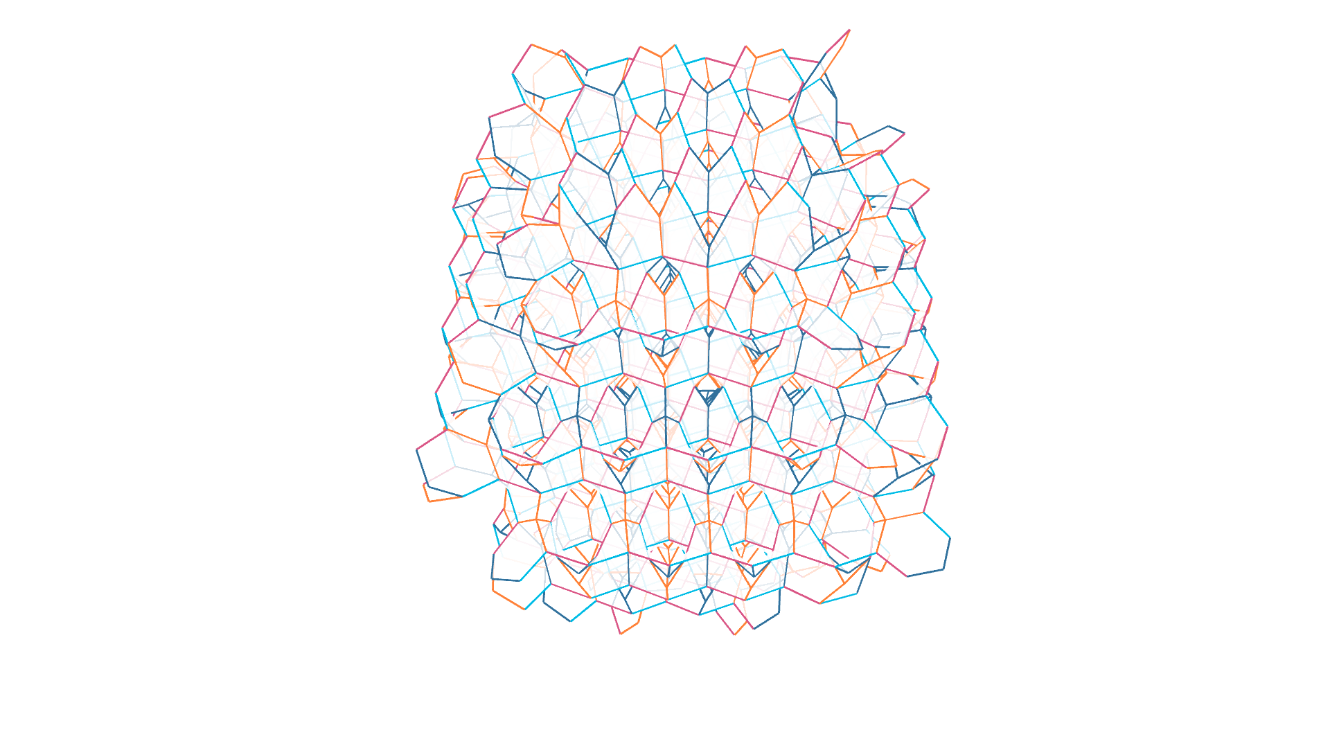 Hexagonal Stacked Tubes | Transpositional Topologies